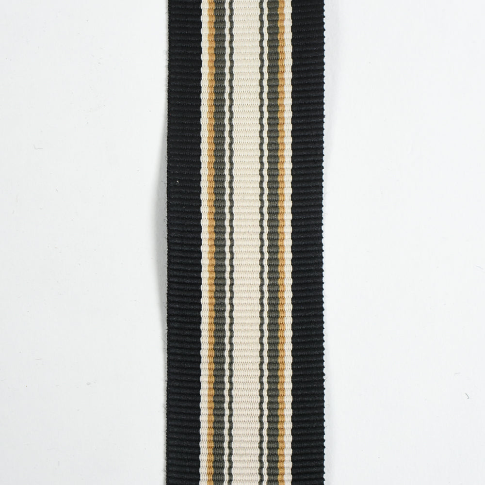 Black Regimental Stripe Grosgrain Ribbon/Webbing - 1-1/2" - 20yd Roll ...
