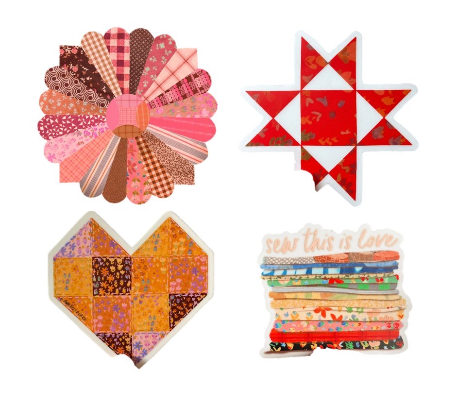 Retro Quilting Sticker Pack – Brooklyn Haberdashery