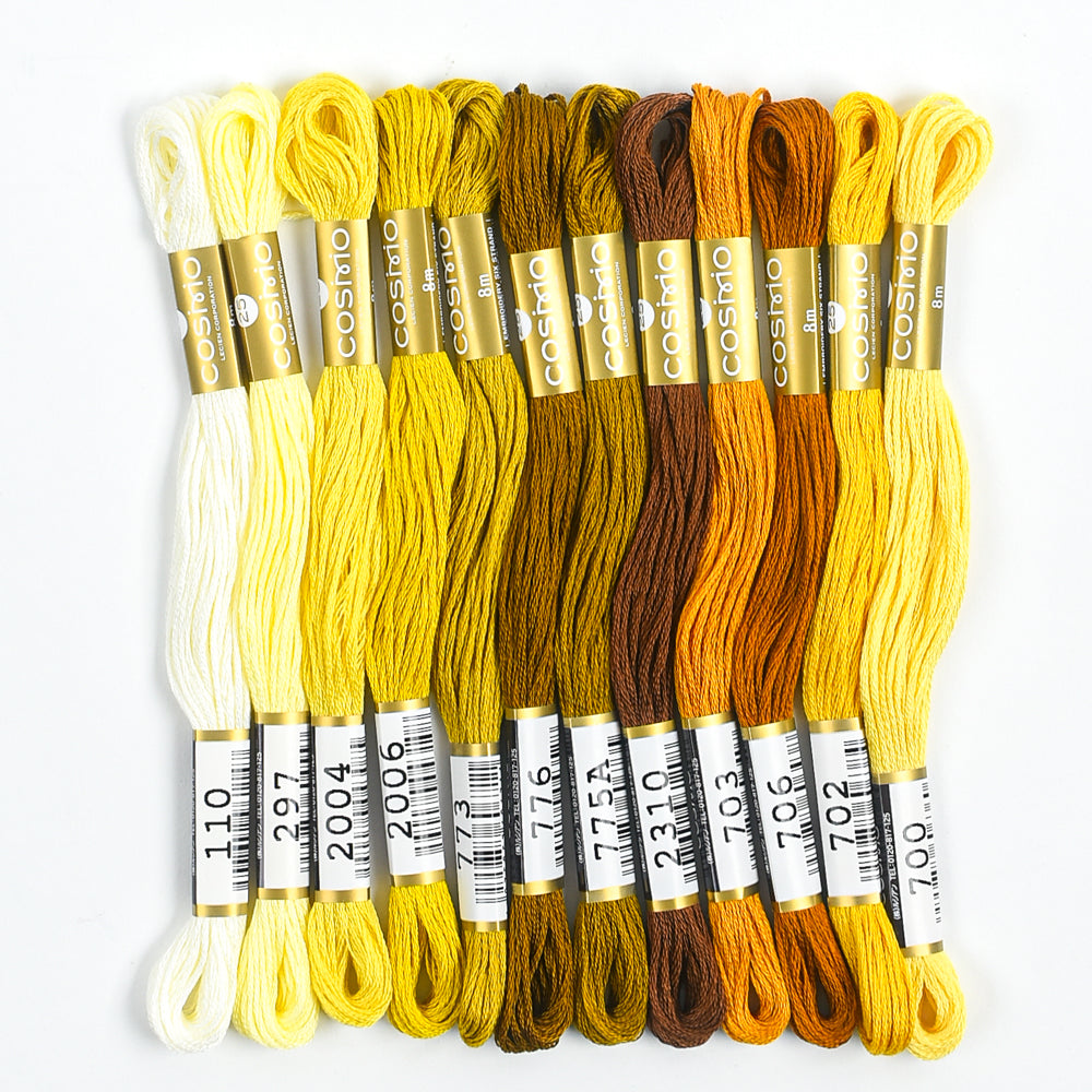 Embroidery Thread Pack - Golden Wheat – Brooklyn Haberdashery