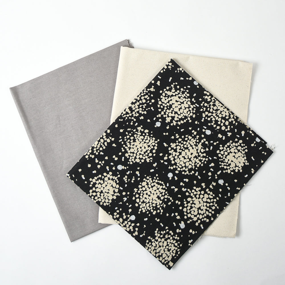 Canvas Half-Yard Bundle, Burst Black White Grey – Brooklyn Haberdashery