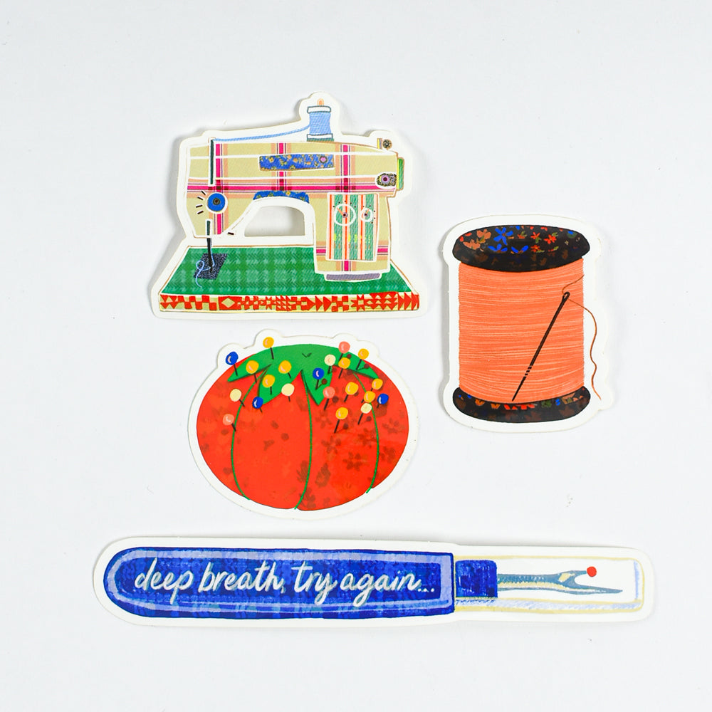 Retro Sewing Sticker Pack – Brooklyn Haberdashery