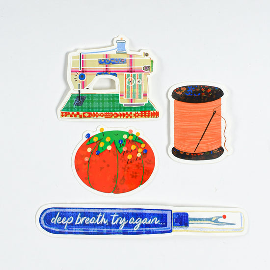Retro Sewing Sticker Pack – Brooklyn Haberdashery