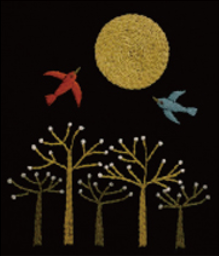 Full Moon Embroidery Kit by Alice Makabe – Brooklyn Haberdashery