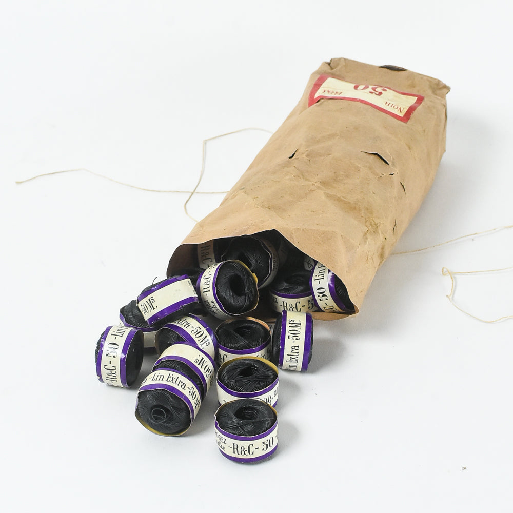 Vintage R&C Waxed Linen Thread #50 – Brooklyn Haberdashery