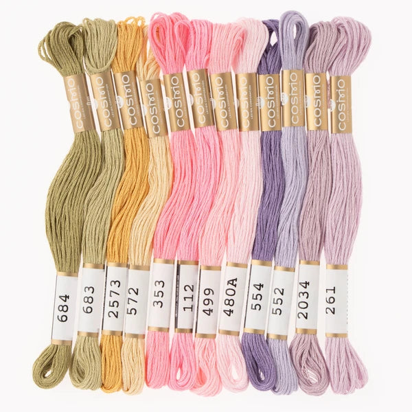 Embroidery Thread Pack - Summer Blooms – Brooklyn Haberdashery