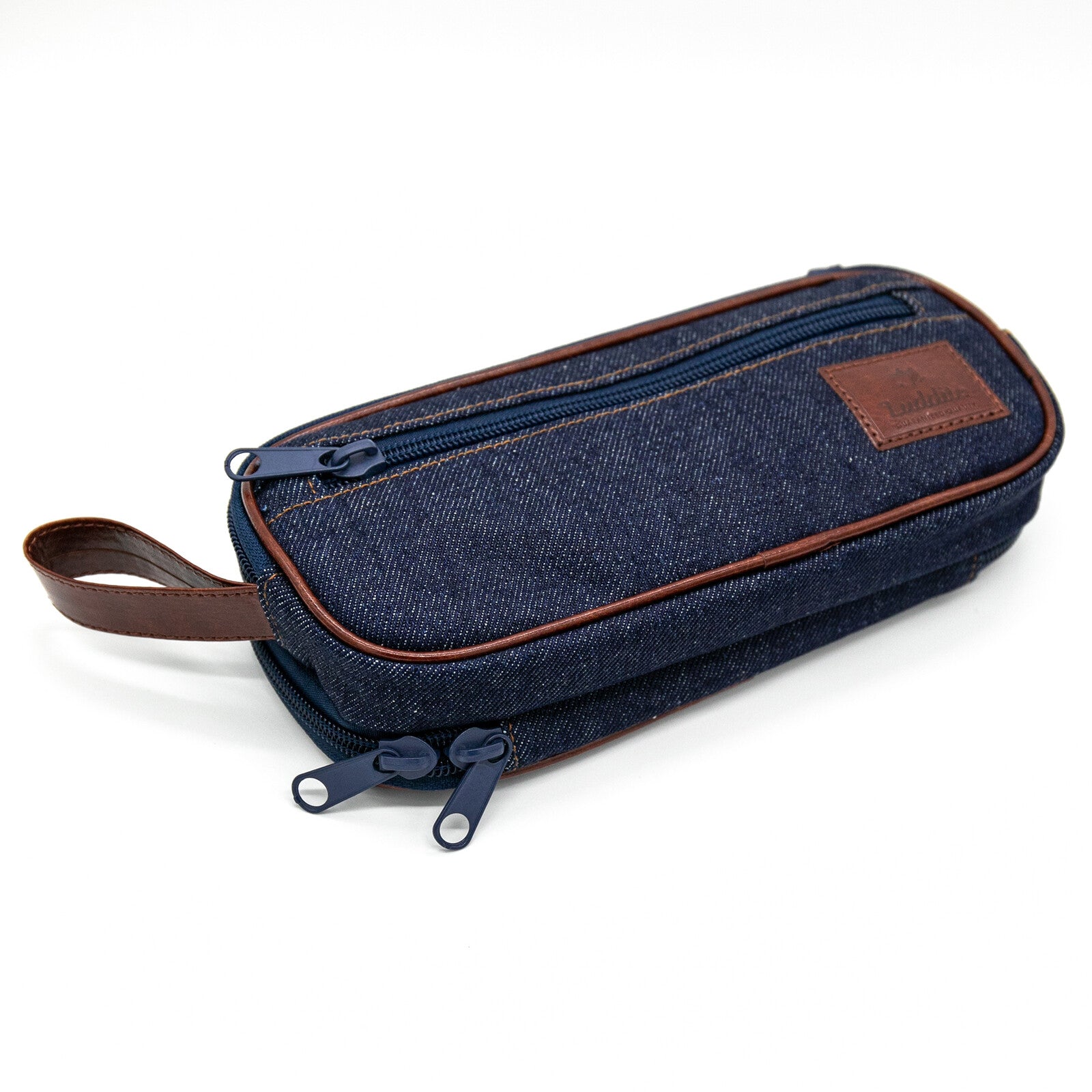 Okayama Denim Zip Pen Case - Solid Twill – Brooklyn Haberdashery