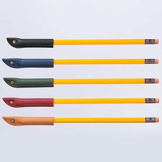 Leather Pencil Caps 5-Color Set – Brooklyn Haberdashery
