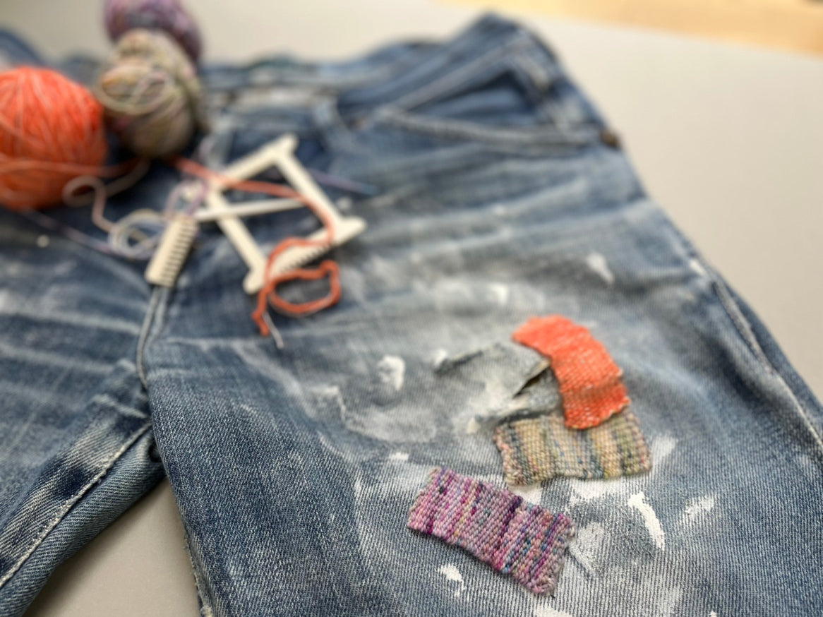 Pokeori Mini Loom Weaving Kit, Blue – Brooklyn Haberdashery