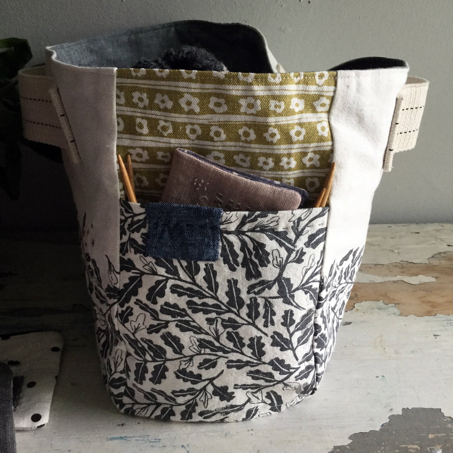 Side Handle Gusset Tote Pattern PDF by KZ Stevens – Brooklyn Haberdashery