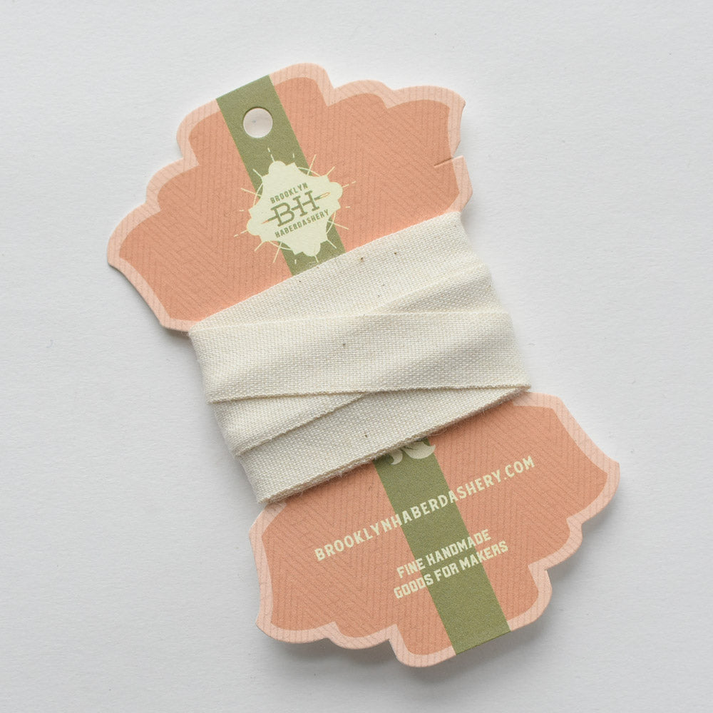 Twill Tape Ribbon, Ivory – Brooklyn Haberdashery