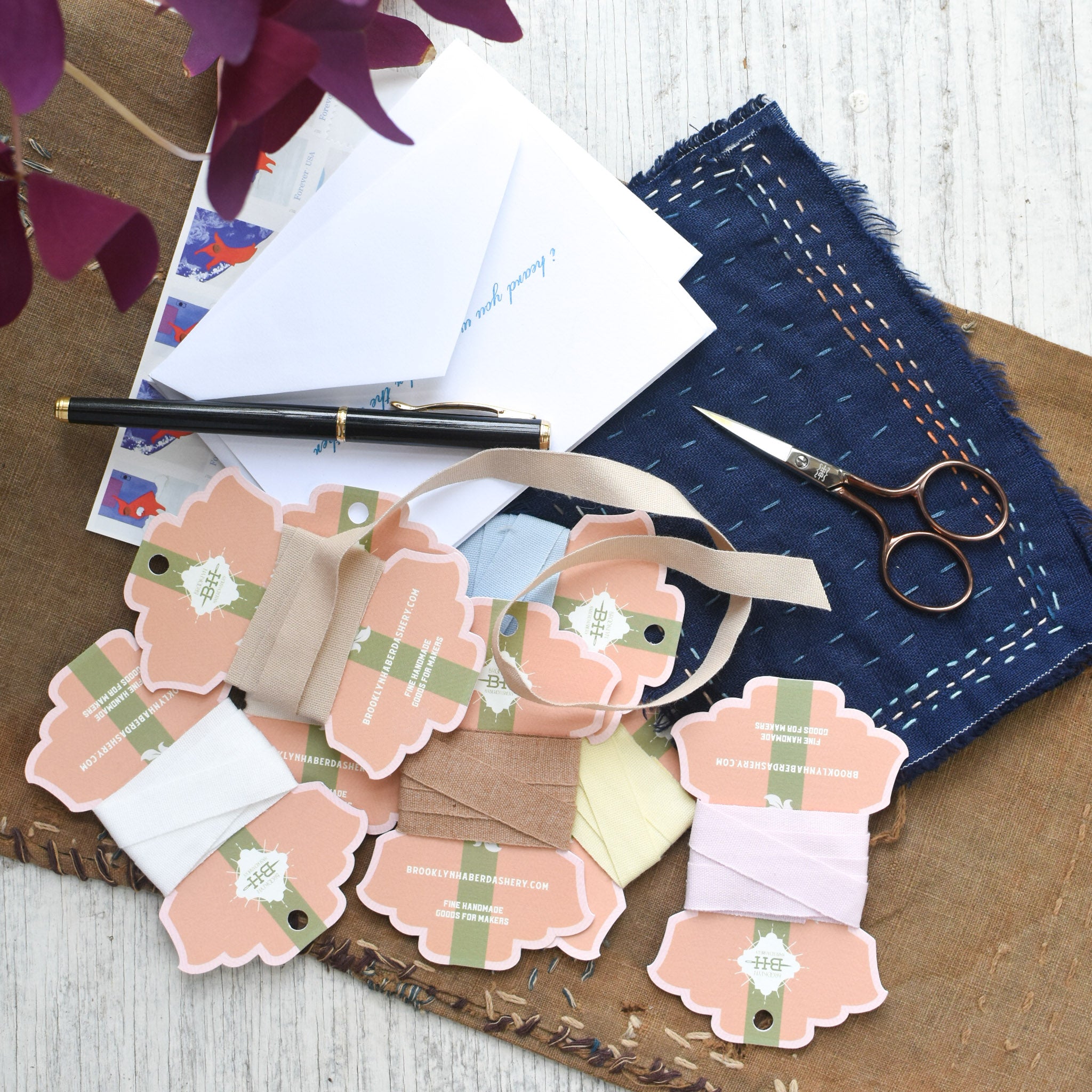 Twill Tape Ribbon, Sand – Brooklyn Haberdashery