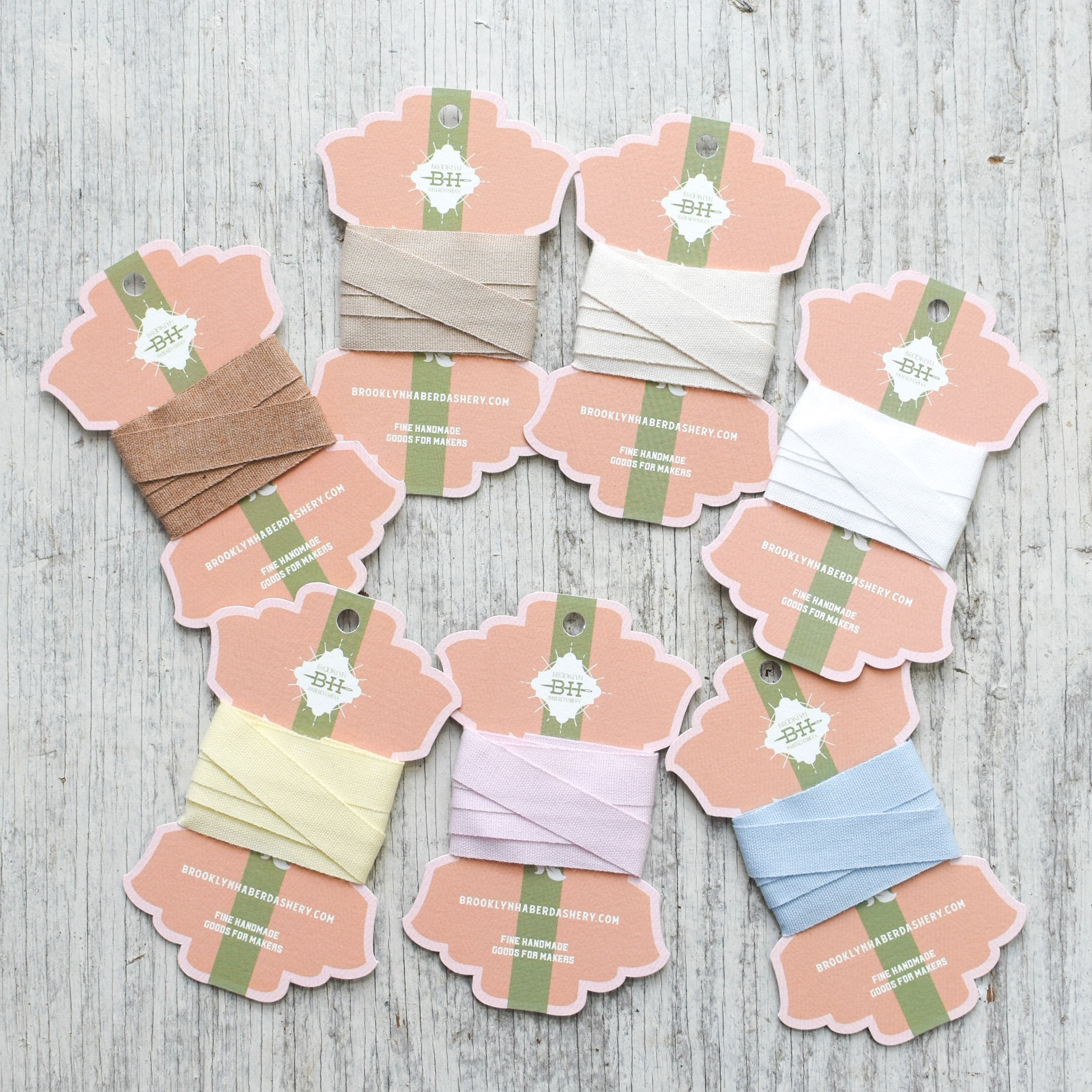 Twill Tape Ribbon, Ivory – Brooklyn Haberdashery